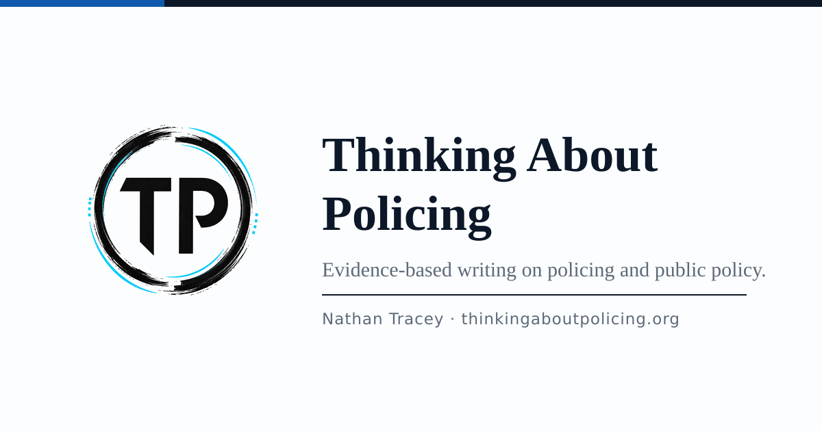 Thinking About Policing